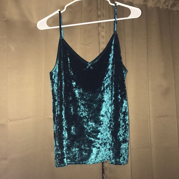 Tops | Crushed Velvet Tank Top | Poshmark